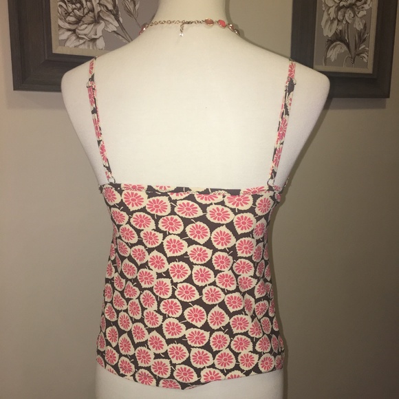 Boden | Swim | Boden Tankini Swimsuit Top Pink Daisy Floral Sz 8 | Poshmark